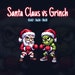 Santa Vs Grinch ( Twitch Emote | Discord Emote | Christmas Characters ...