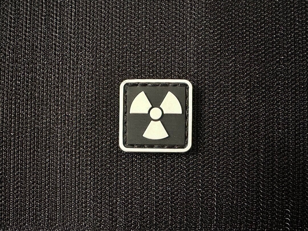 Radiation Sign / Danger Black Color, PVC Morale and Tactical Patch ...