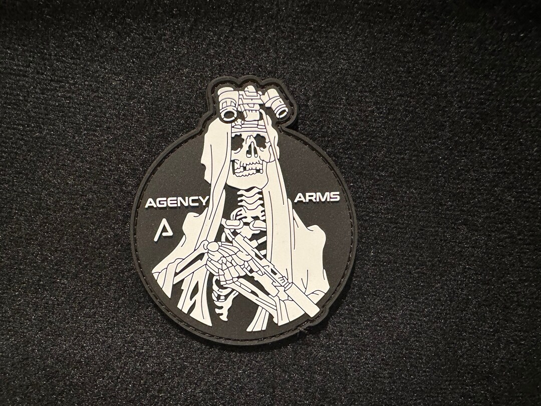 Arms Agency, Combat Skeleton, PVC Morale and Tactical Patch, Hook and ...