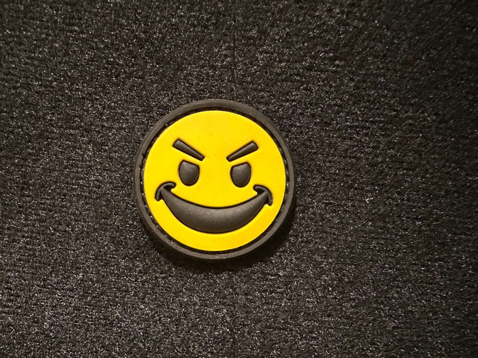 PVC Morale and Tactical Patch Yellow Smile, Hook and Loop A2 - Etsy