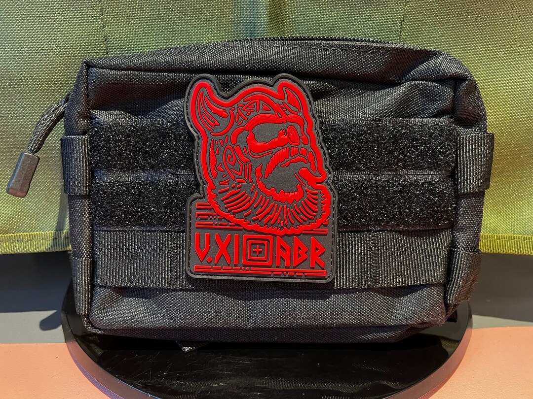 5.11 Red Viking Warrior / Gym / Crossfit / Fitness, PVC Morale and ...