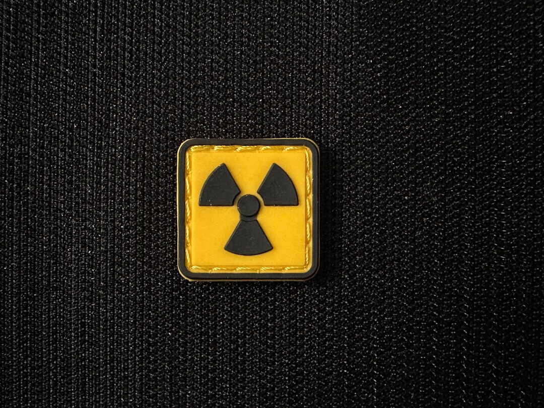 Radiation Sign / Danger Yellow Color, PVC Morale and Tactical Patch ...