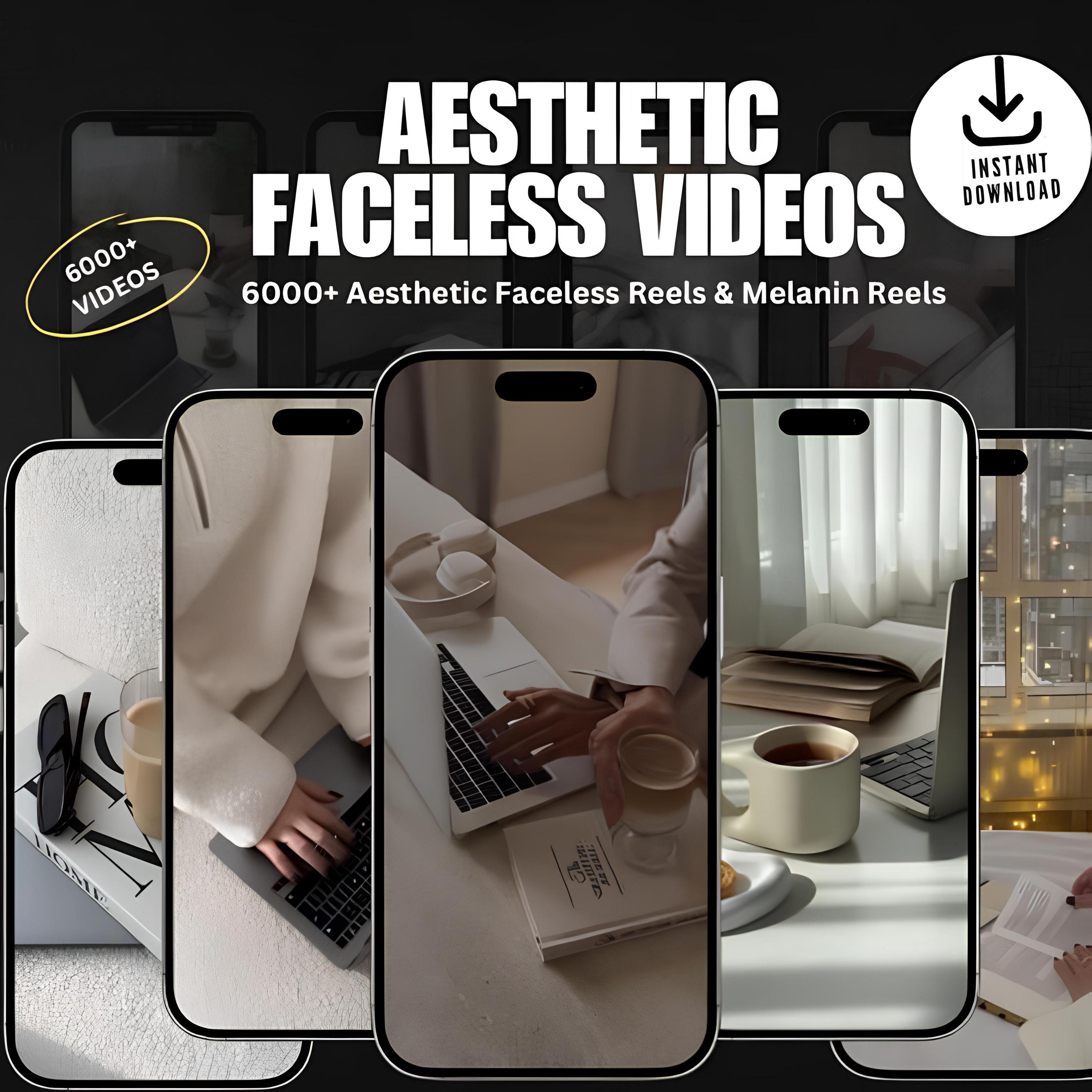 6000+ Aesthetic Faceless Video Reels, Boss Babe Reels, Faceless Reels ...