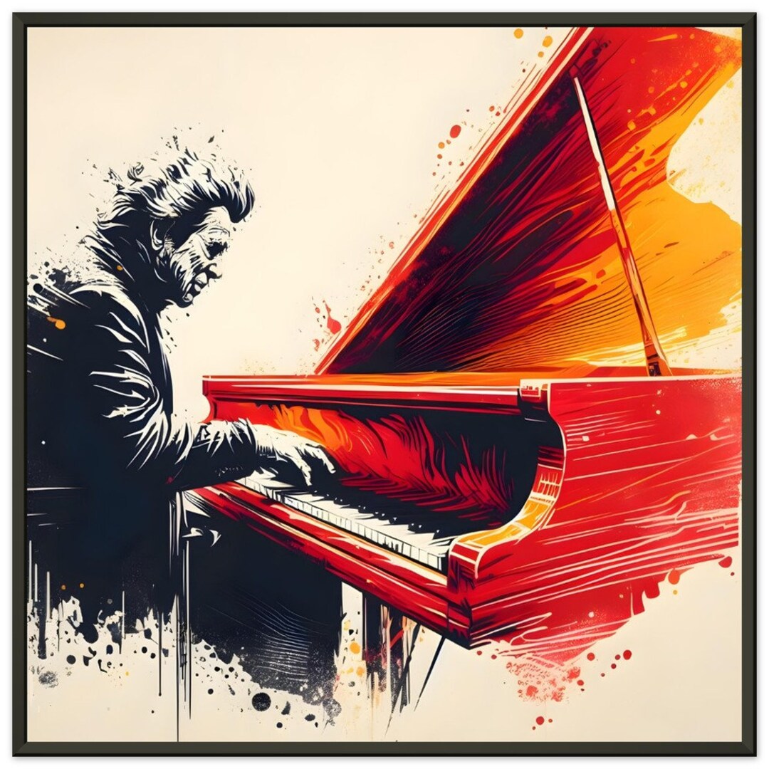 Piano Abstract Art Music Art Piano Canvas Piano Wall Art Music Wall Art ...