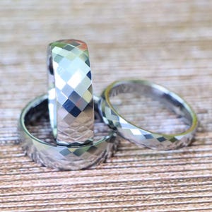 Couples Promise Rings Wedding Rings Tungsten Carbide Wedding Bands ...