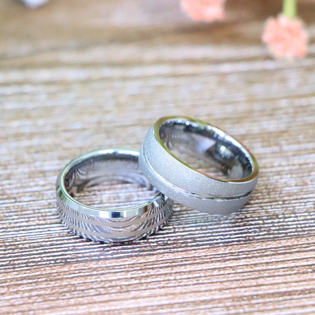 Free Personalized Laser Engraving Ring for Men and Women Swirl Design ...