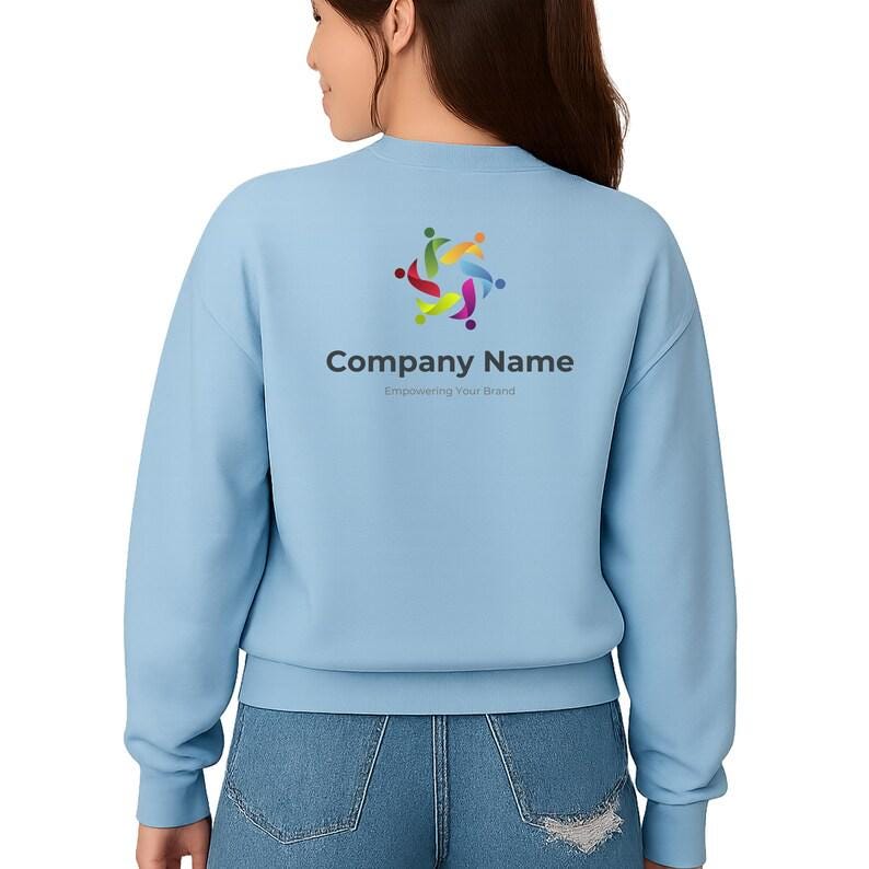 Personalized Logo Sweatshirt: Gildan 18000 Corporate Team Crewneck - Etsy