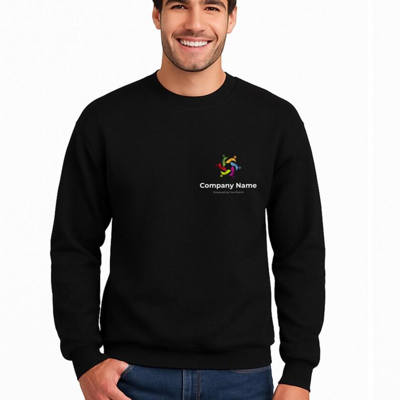 Personalized Logo Sweatshirt: Gildan 18000 Corporate Team Crewneck - Etsy