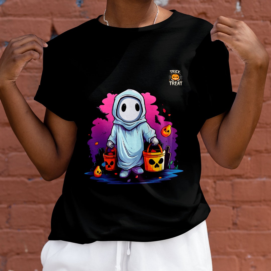Awesome Cute Ghost Design for Halloween , Gift , Unisex Heavy Cotton ...