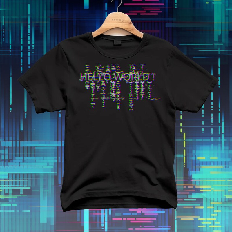 Hello World Coding Shirt - Etsy