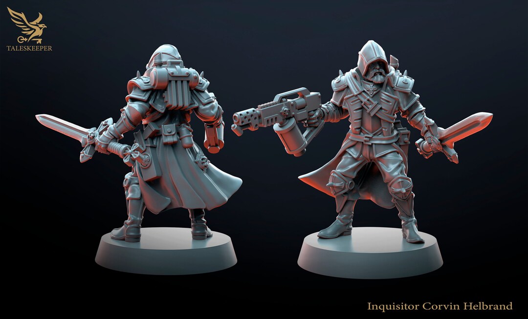 Inquisitor Corvin Helbrand Inquisition Taleskeeper Sci-fi/fantasy ...
