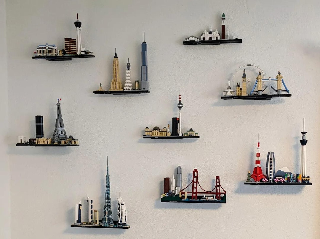 LEGO Architecture Skyline Wall Mount - Custom Display Brackets - Etsy