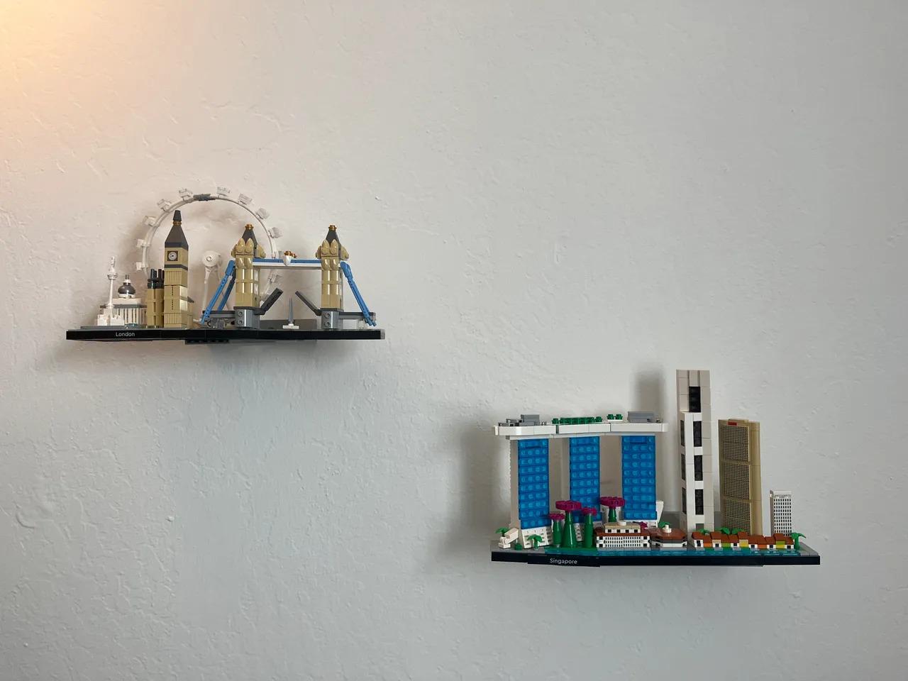 LEGO Architecture Skyline Wall Mount - Custom Display Brackets - Etsy