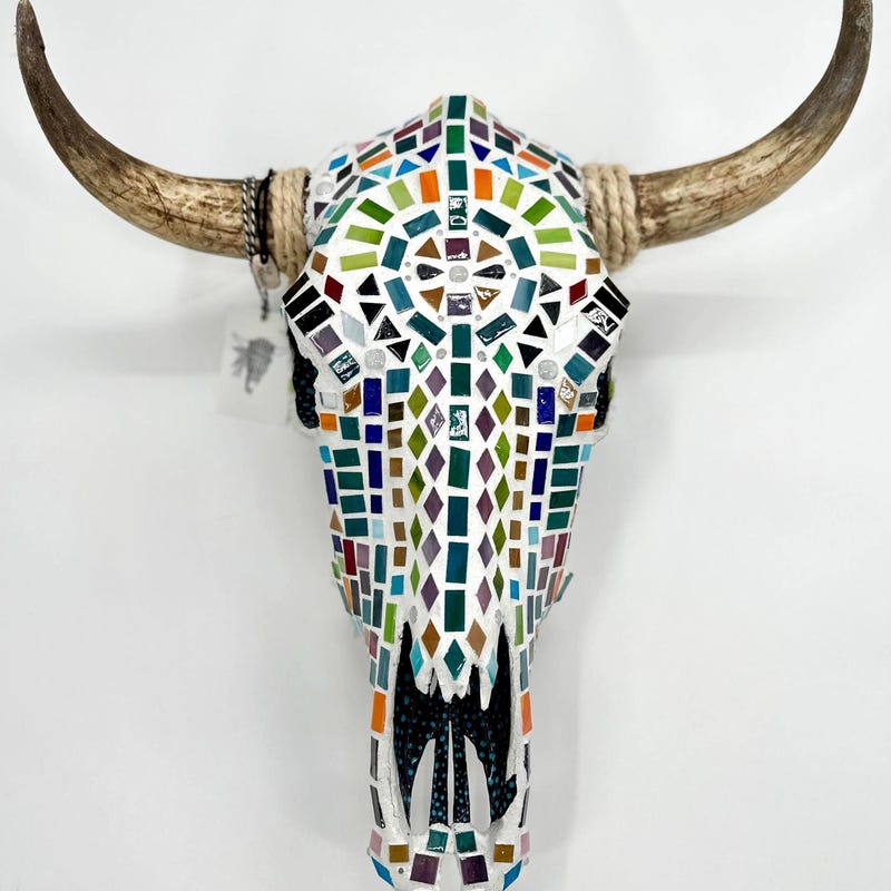 Decorated Skull - Etsy