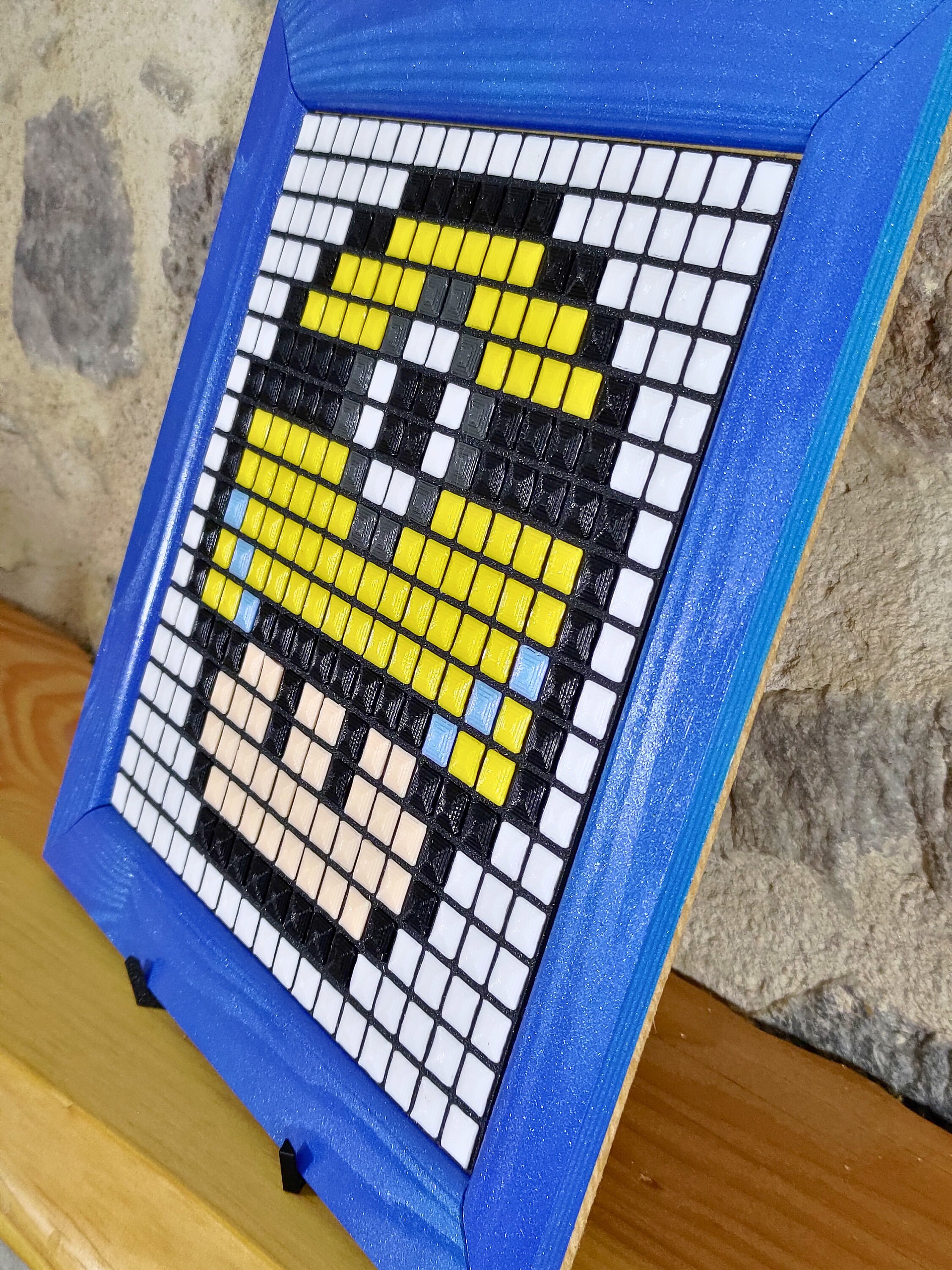 Pixel Art Minion Painting Despicable Me Minion Gifts Custom - Etsy