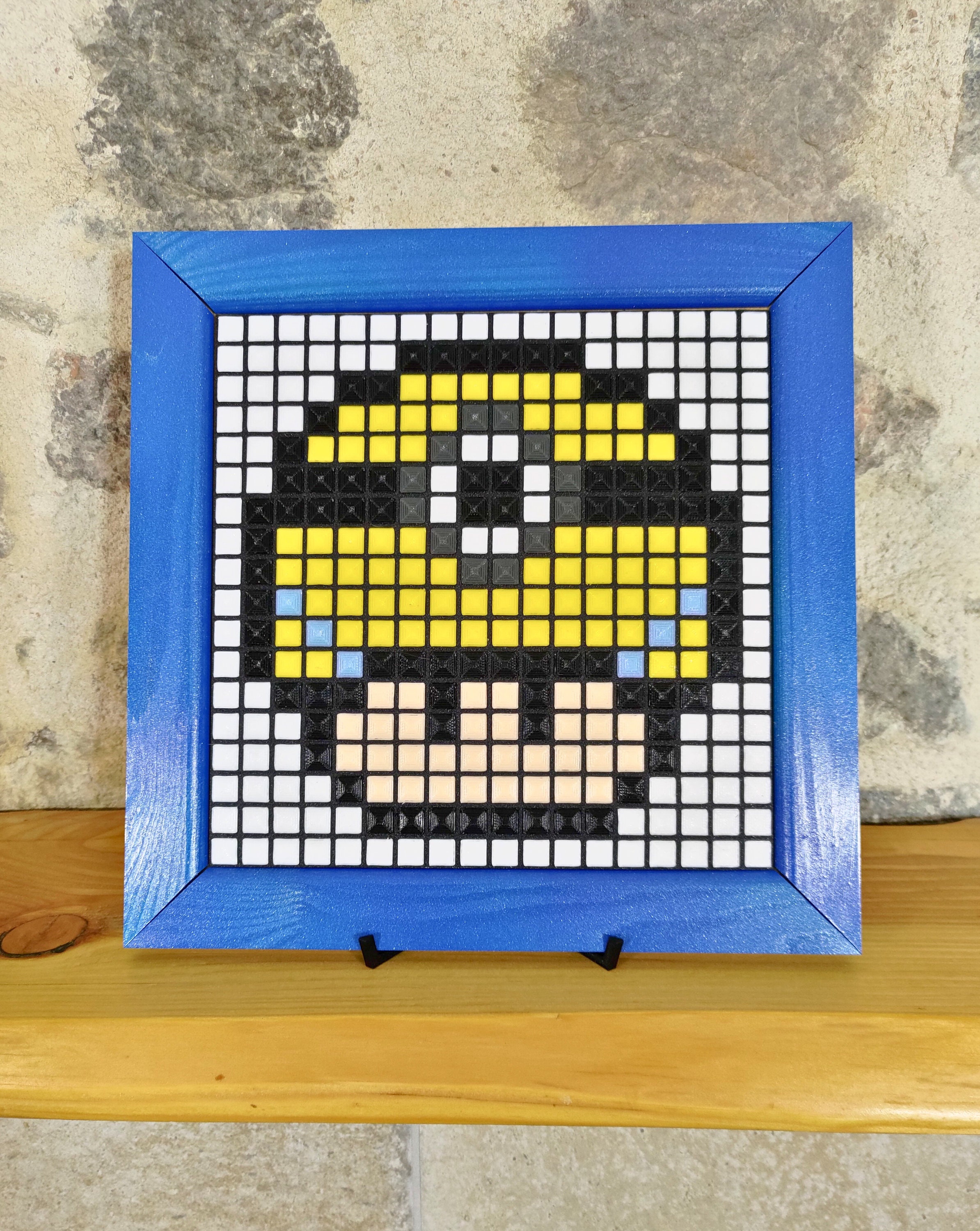 Pixel Art Minion Painting Despicable Me Minion Gifts Custom - Etsy