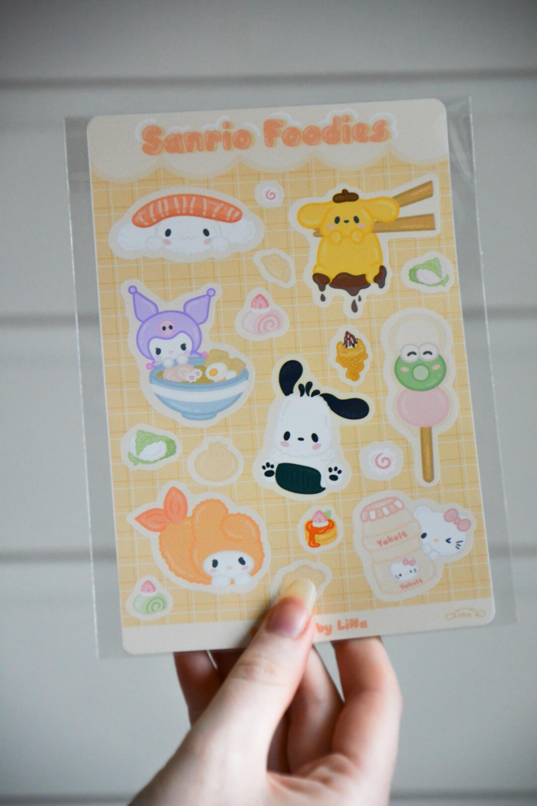 Japanese Foodies STICKER SHEET - Etsy
