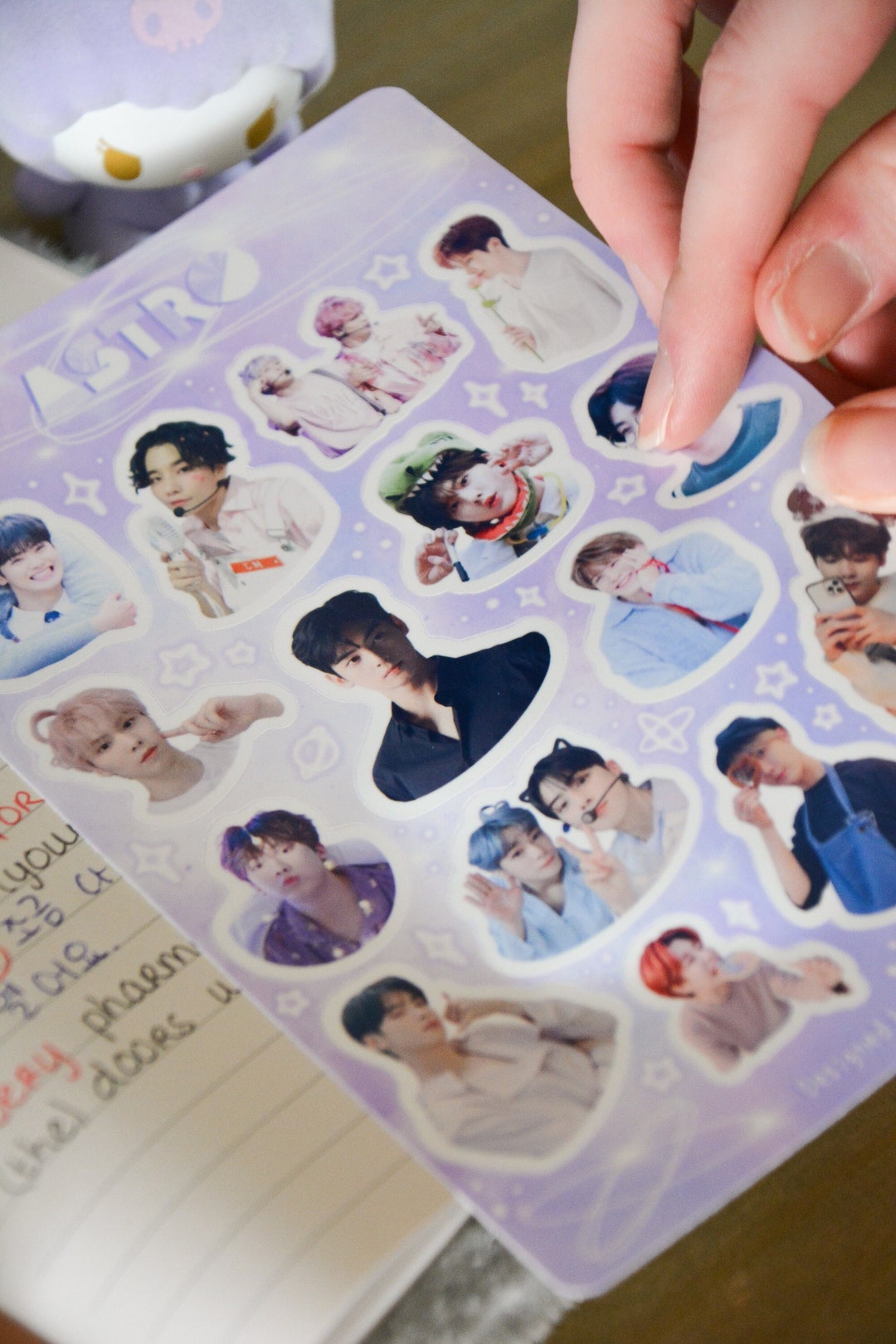 Boy K-pop Band STICKERBLAD - Etsy