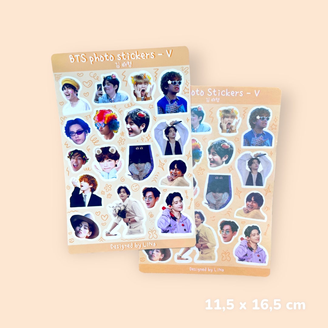 BTS V (taehyung) - Foto STICKERBLAD - Etsy