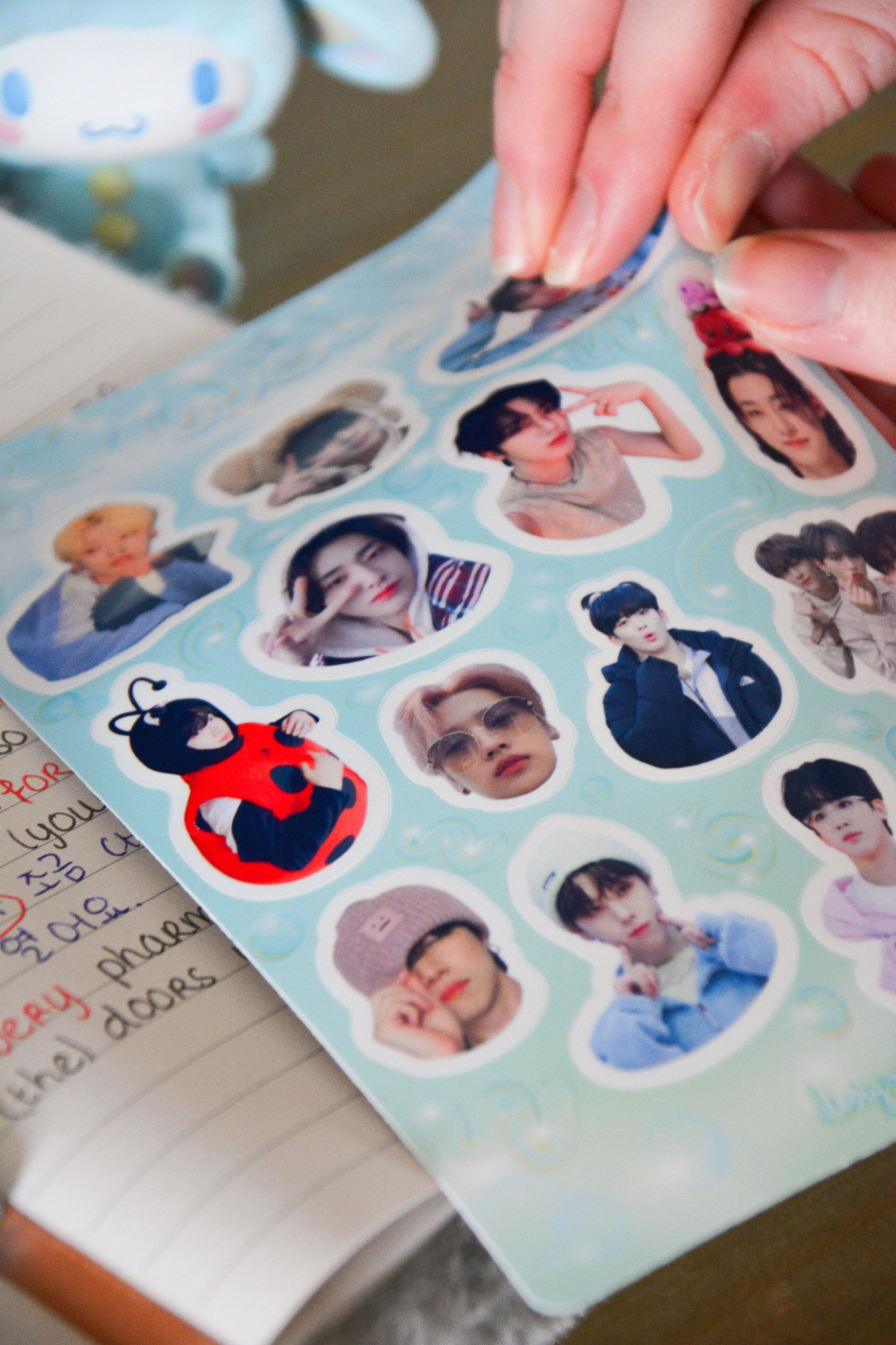 Boy K-pop Band STICKER SHEET - Etsy
