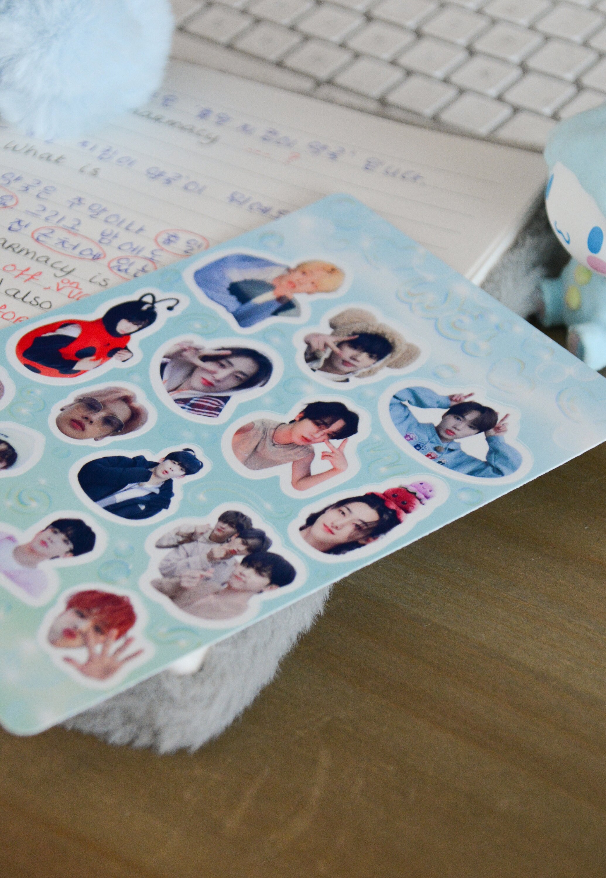 Boy K-pop Band STICKER SHEET - Etsy