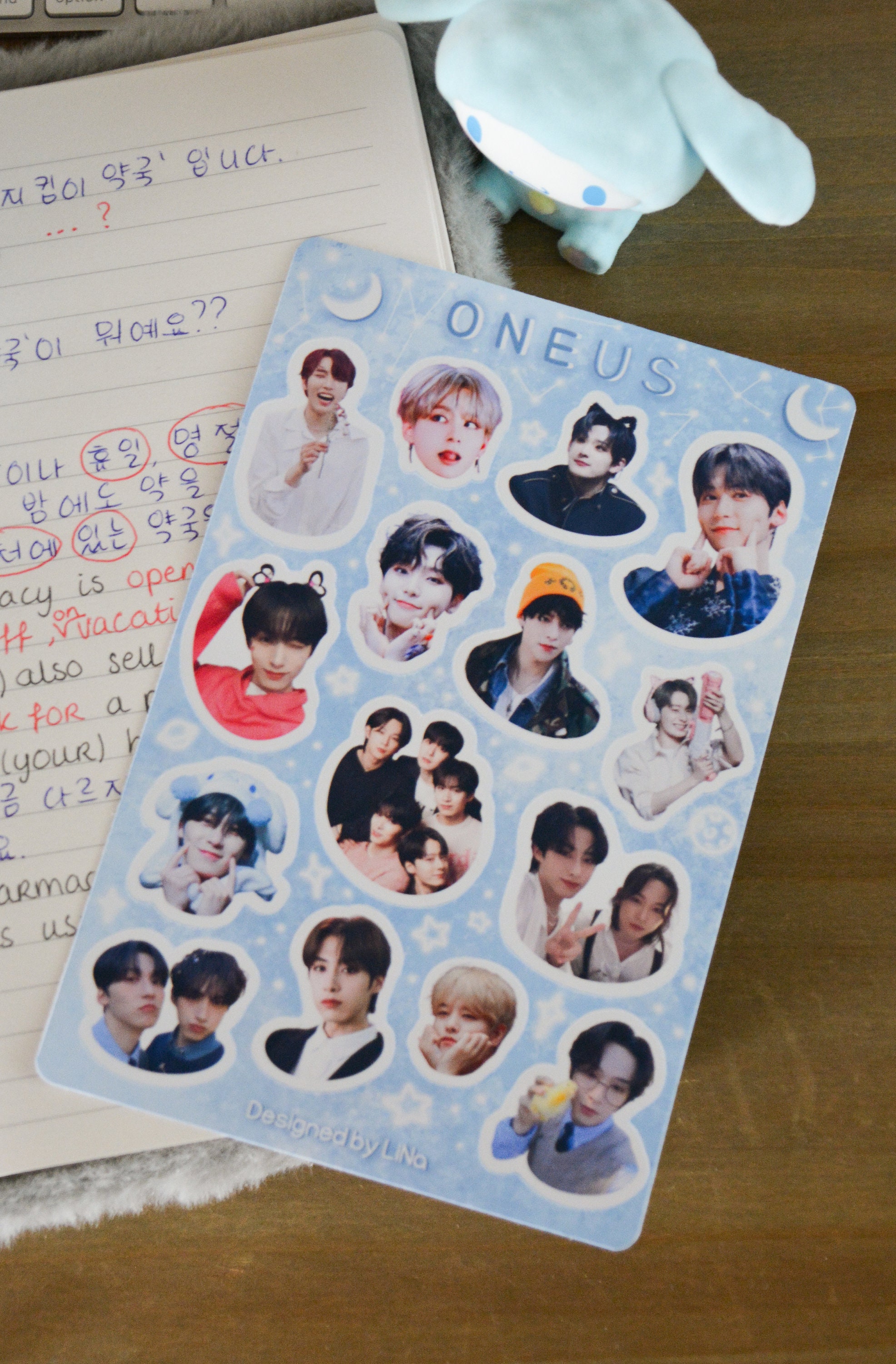 Boy K-pop Band STICKER SHEET - Etsy