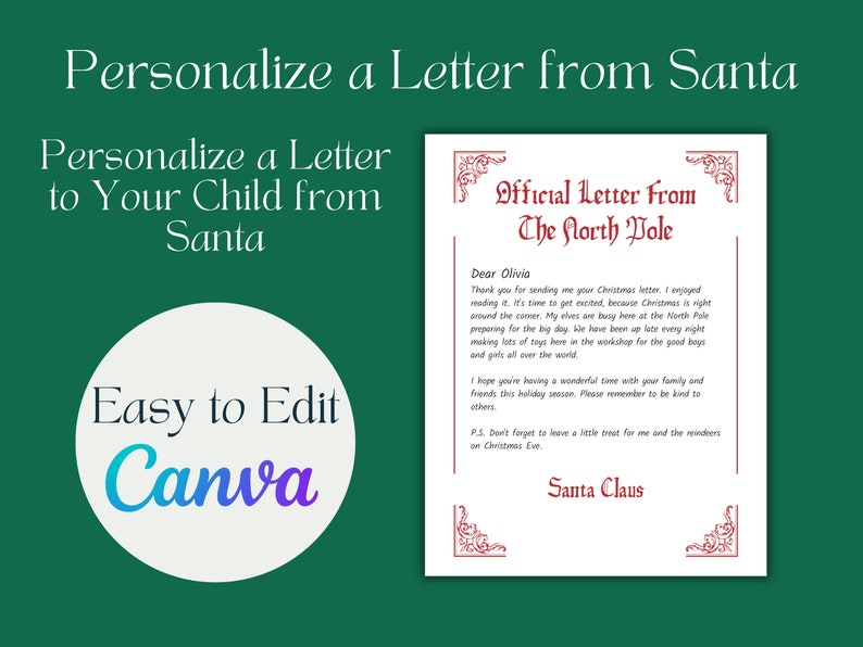 Letter From Santa Printable Notes From Elf Letter (Download Now) - Etsy