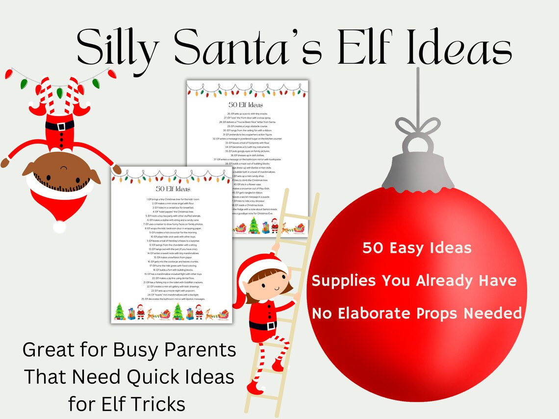 Letter From Santa Printable Notes From Elf Letter (Download Now) - Etsy