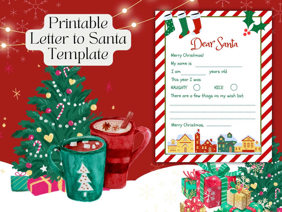 Letter From Santa Printable Notes From Elf Letter (Download Now) - Etsy