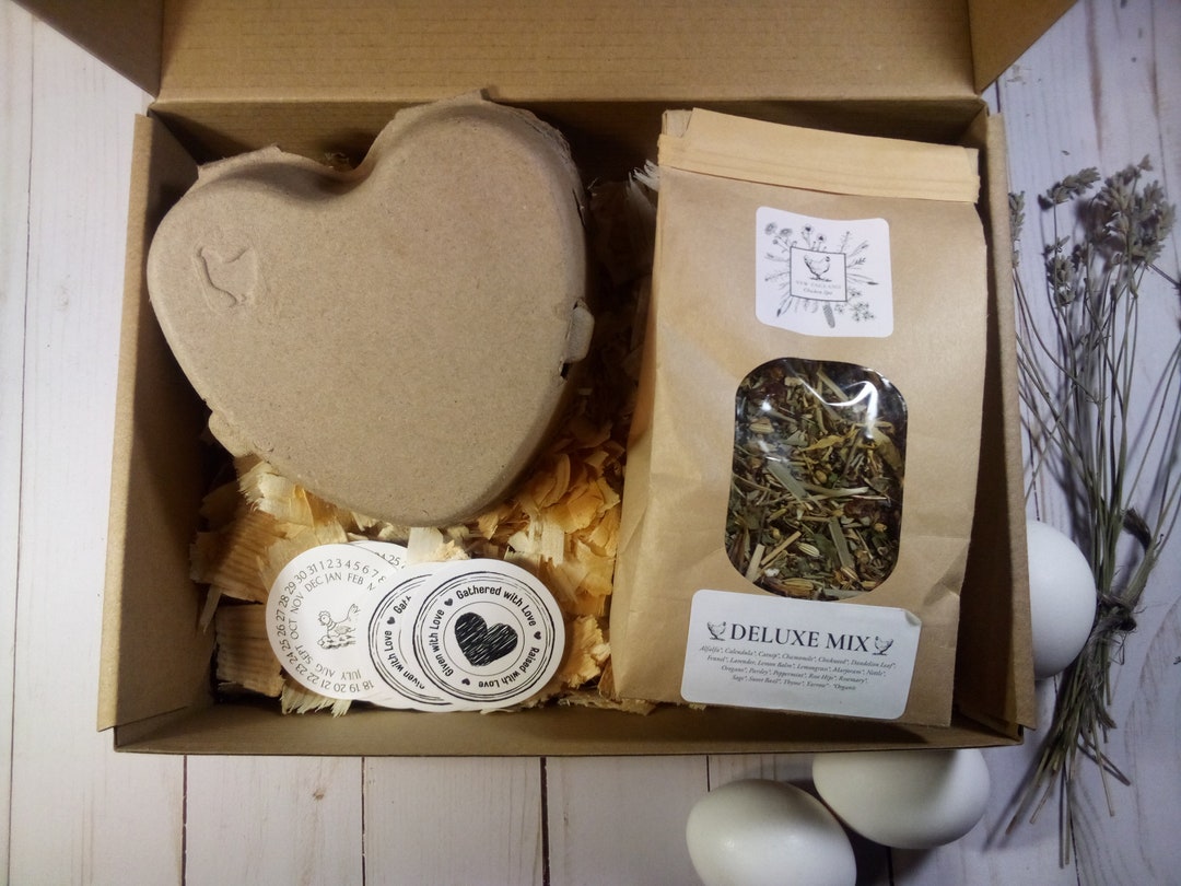 Chicken Gift Box - Nesting Herbs + Egg Carton | Christmas Gift ...