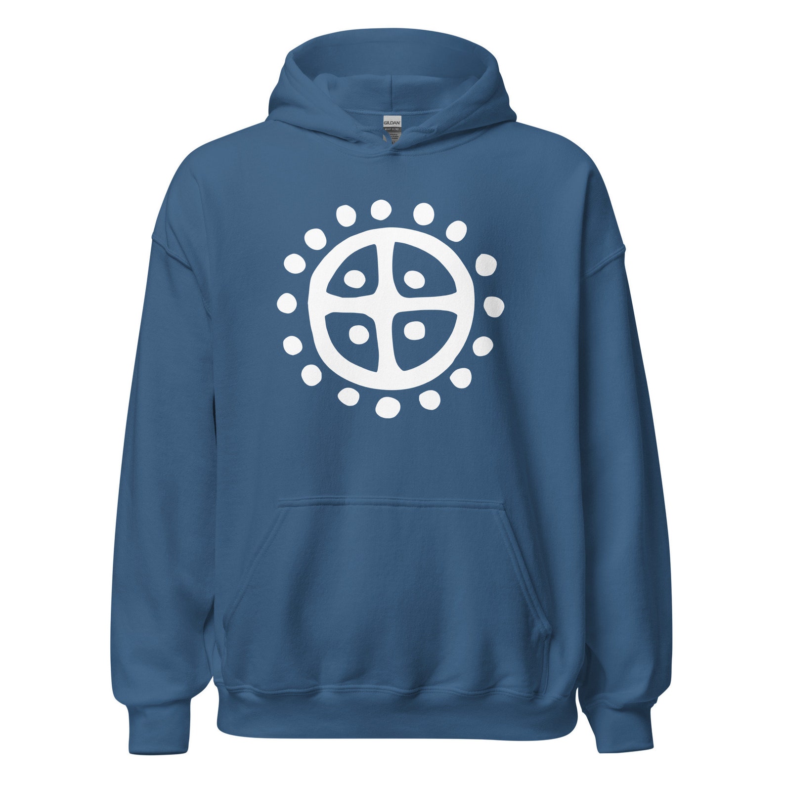 Nordic Sun Cross Ancient Asgard Symbol Hoodie - Etsy