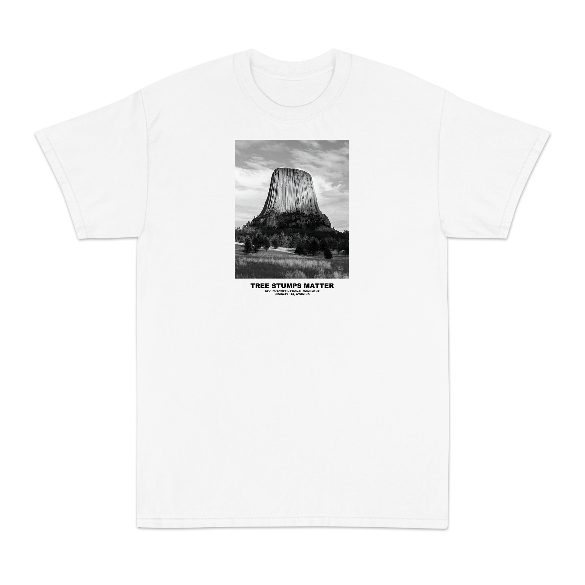 Tree Stumps Matter Devil's Tower Wyoming T-shirt - Etsy