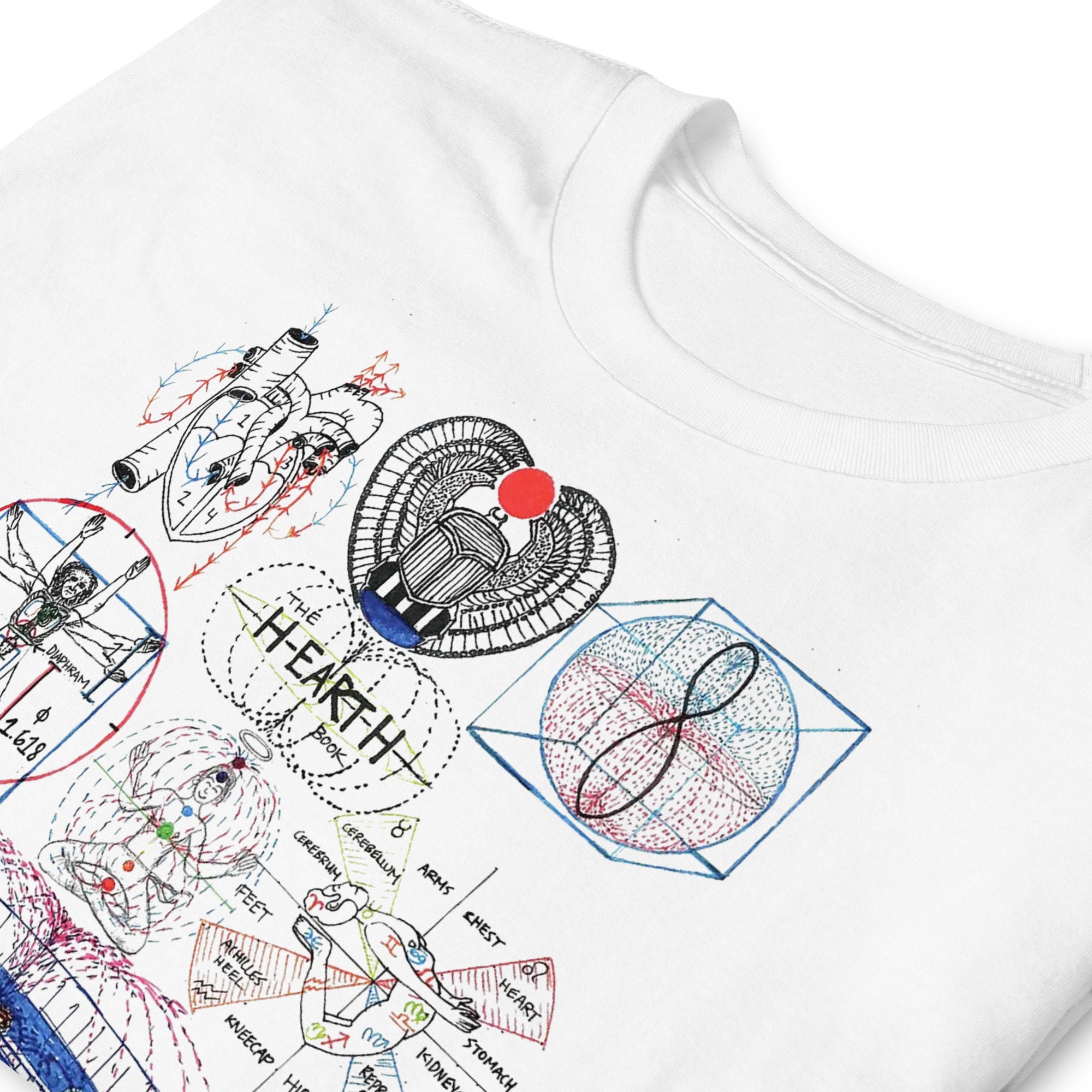 Flat Earth Toroidal Field Sketch Unisex T-shirt - Etsy