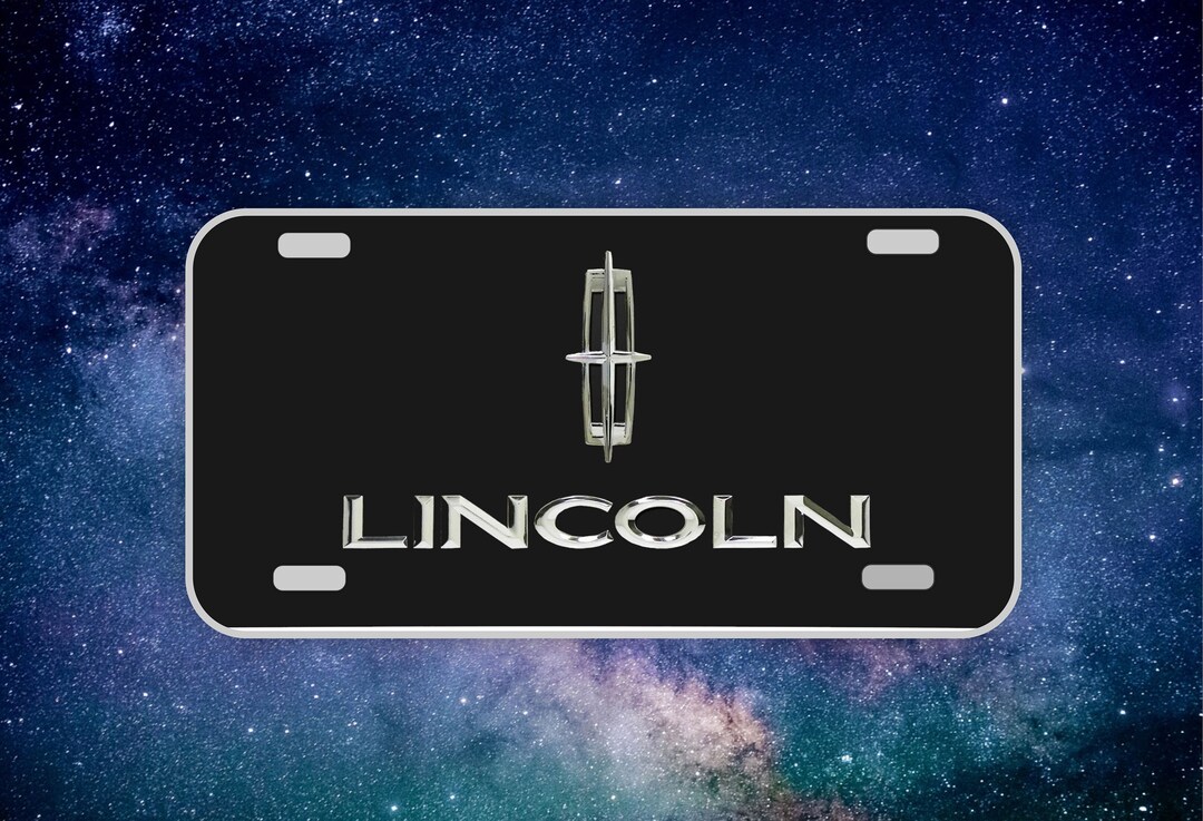 Lincoln License Plate Fits All Standard Cars and Truck Auto Tags A 6 X ...