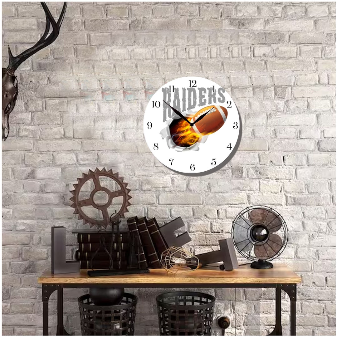 Las Vegas Raiders Wall Clock 16 Inches Unique Time Piece Art - Etsy