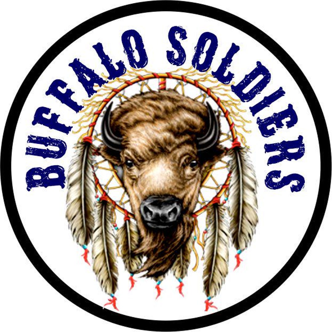 Buffalo Soldier Patch 3 Inch Diameter Old West Civil War Era Iron on ...