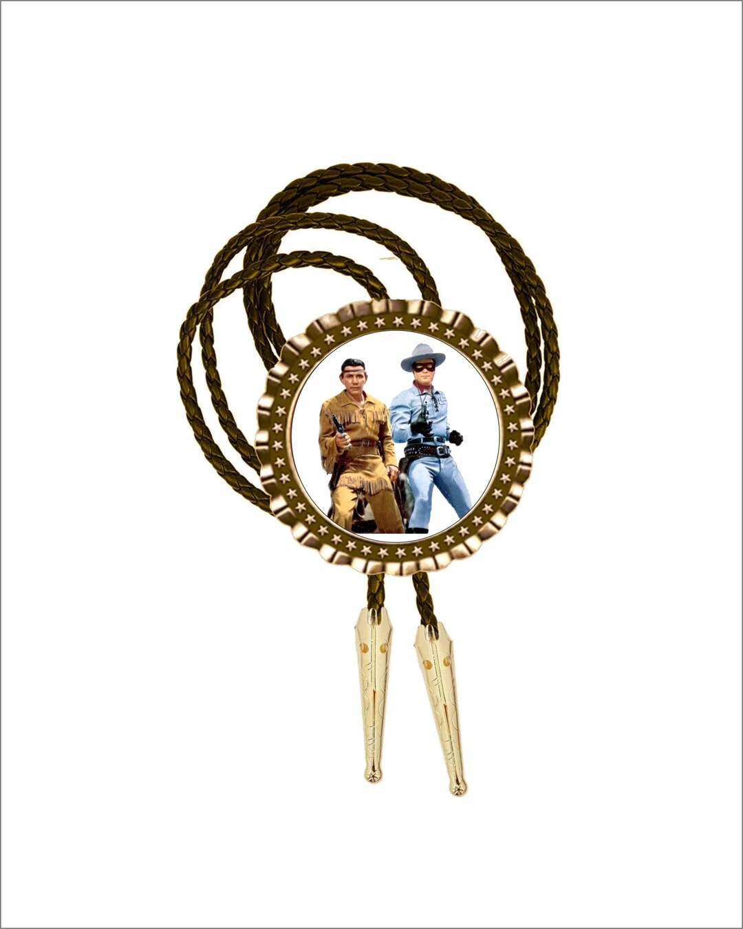 Lone Ranger and Tonto Bolo Tie Birthday Gift, Photo Bolo Tie . All ...