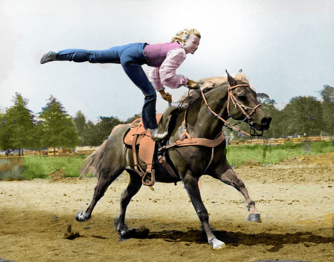 6 Rodeo Vintage Cowgirls Photos 8 X 10 Rodeo Star & Legends Roping ...