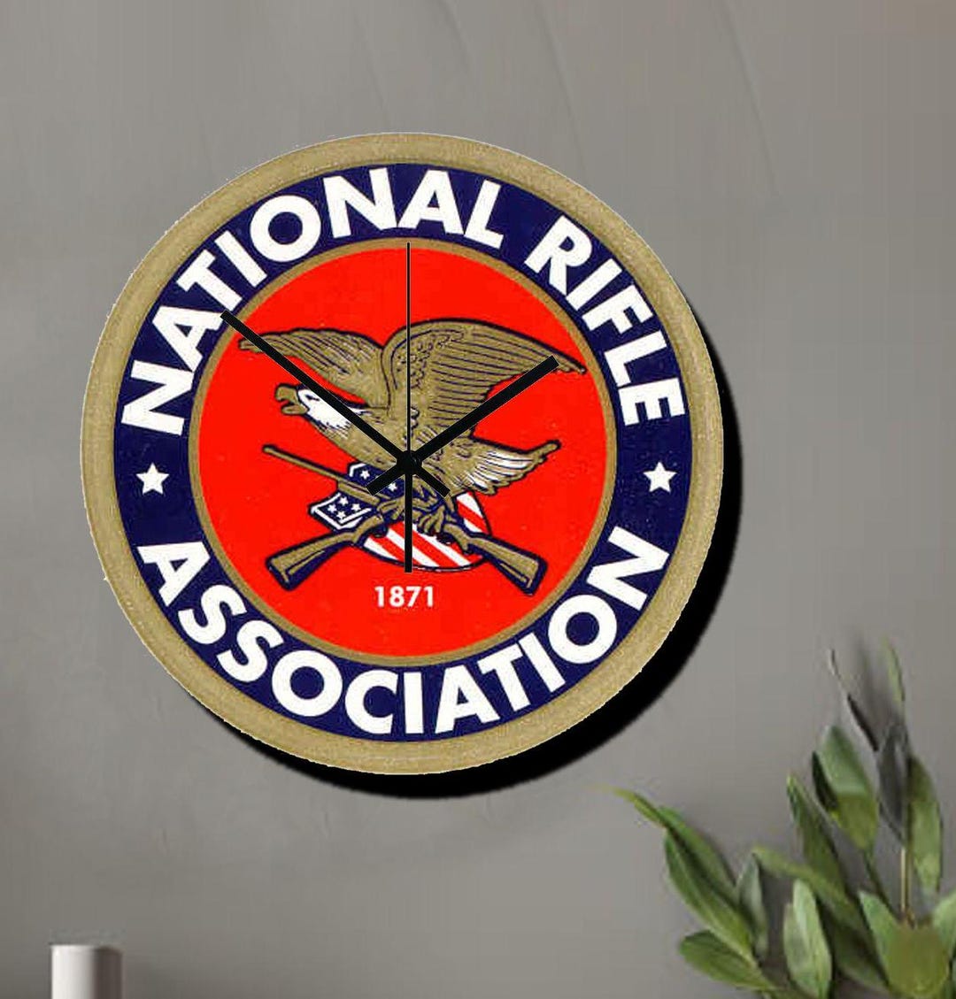 NRA Art Painting Wall Clock Painting Time Piece Wall Mounting Unit ...