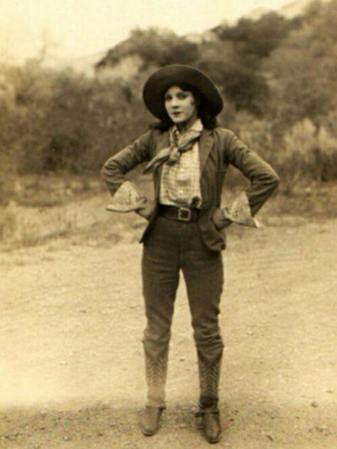1930 Photo Rodeo Cowgirl Vintage 8 X 10 Photo Old West Style Rodeo ...