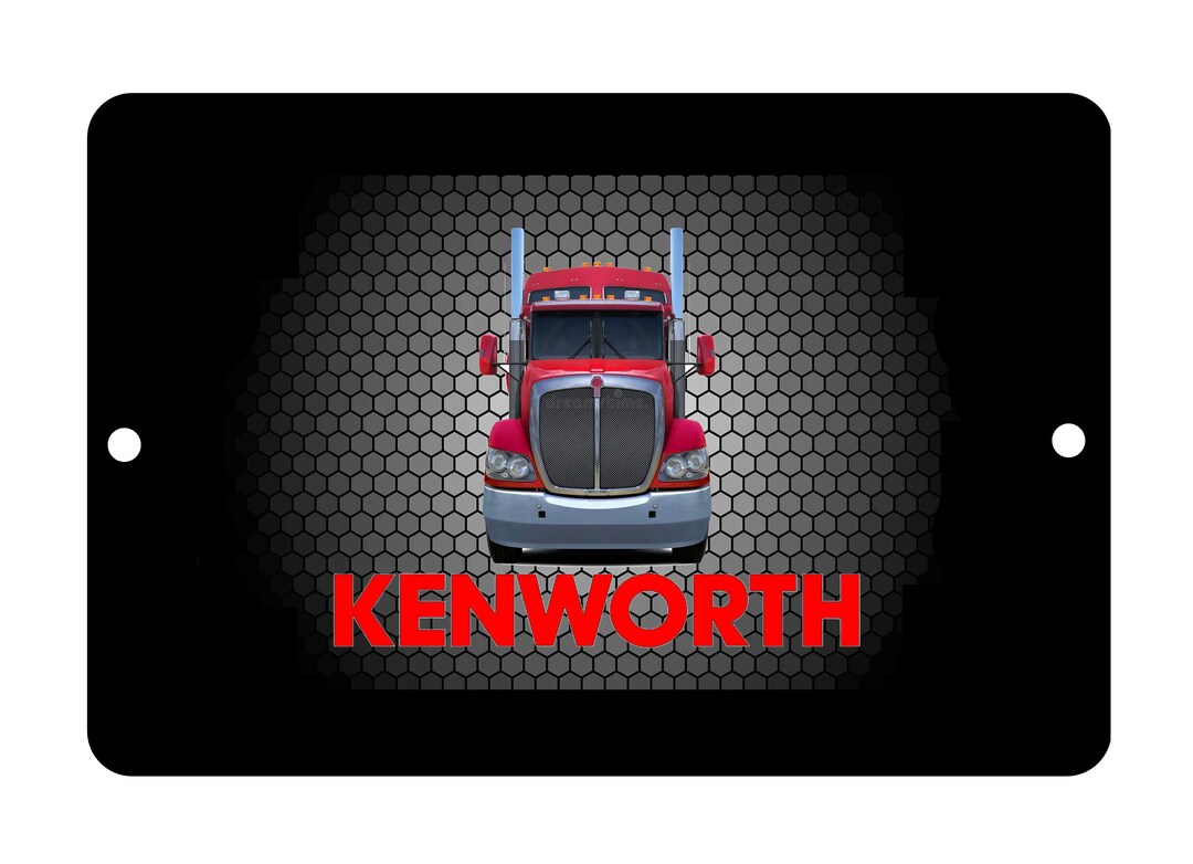 Kenworth Semi Truck Art Metal Tin Sign up to 12 X 18 Inches Man Shed or ...