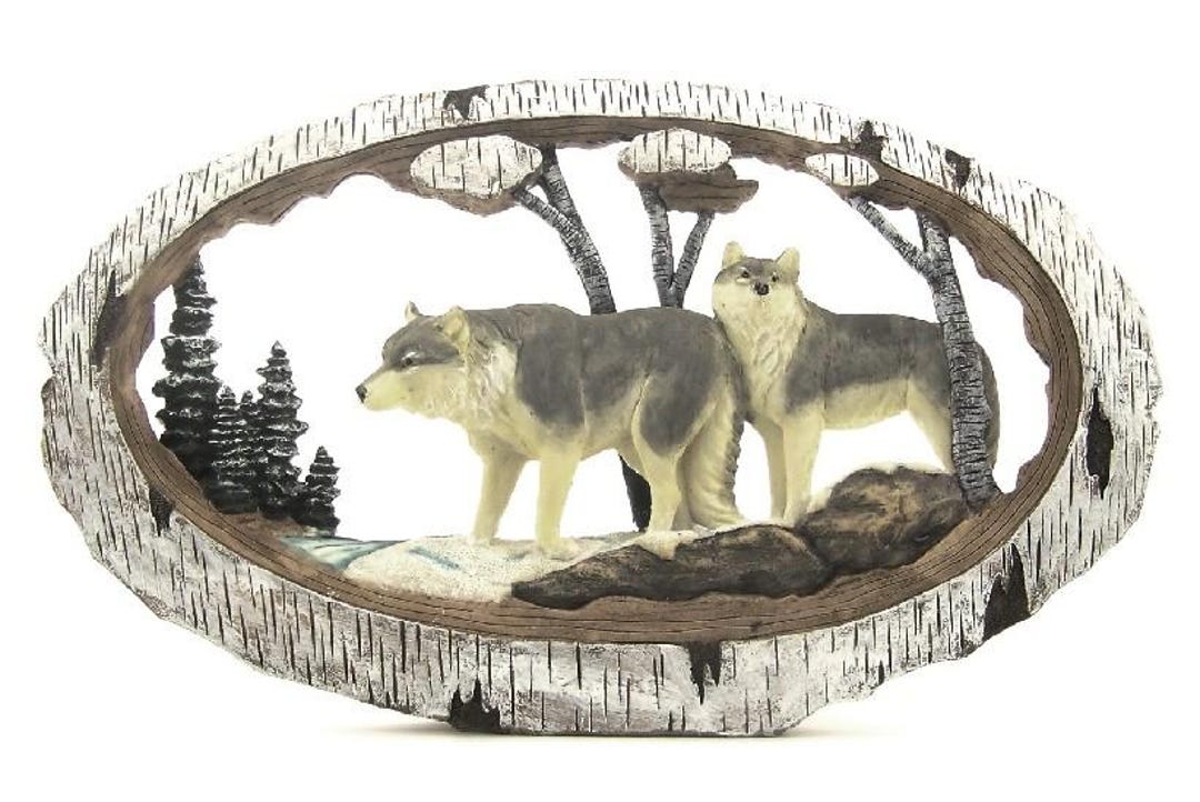 Family of Wolves Sculpture Wolf Art Western Art Collection Old West ...