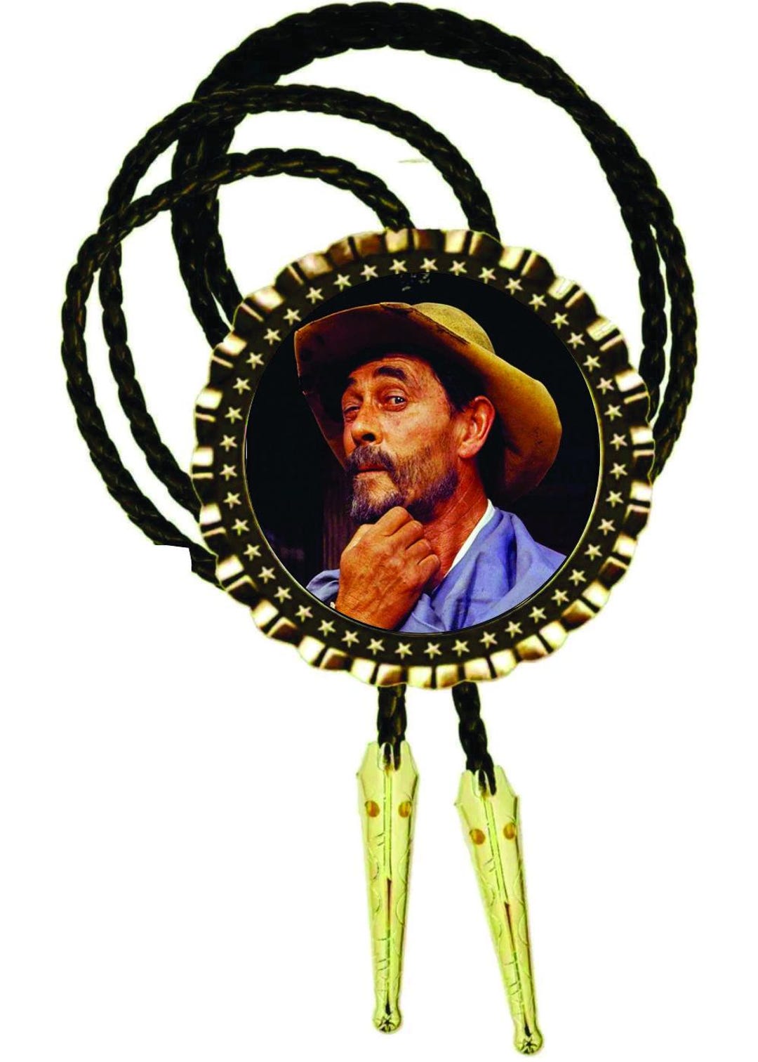 Gunsmoke Festus Art Bolo Tie Birthday Gift, Photo Bolo Tie . All Brass ...