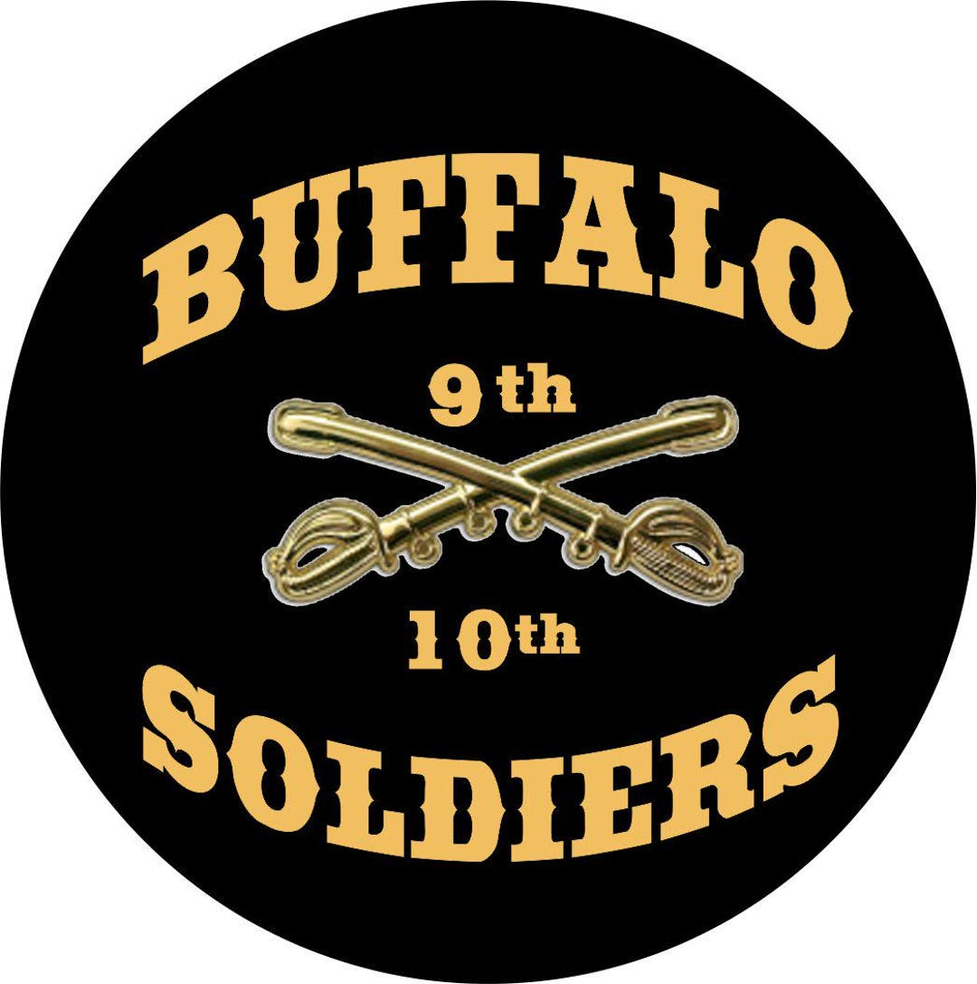 Buffalo Soldier Patch 3 Inch Diameter Old West Civil War Era Iron on ...