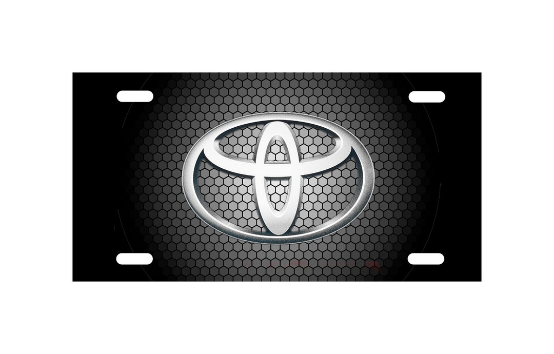 Toyota License Plate Fits All Standard Cars and Truck Auto Tags A 6 X ...
