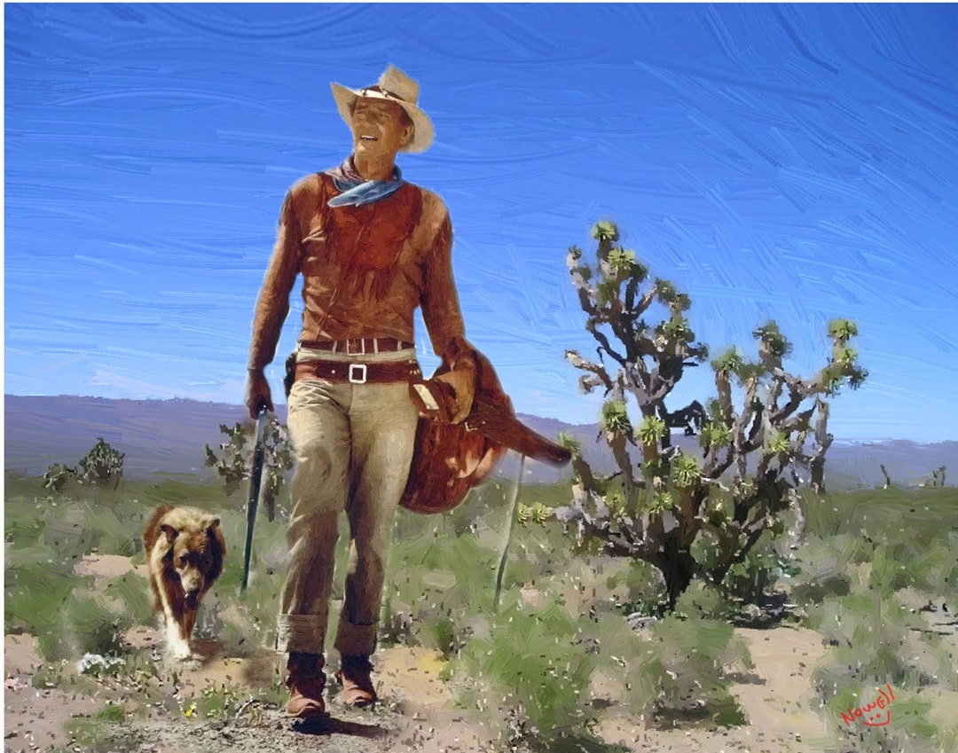 John Wayne Hondo Non Slip Mousepad Mouse Pad Novelty Art and Designs ...