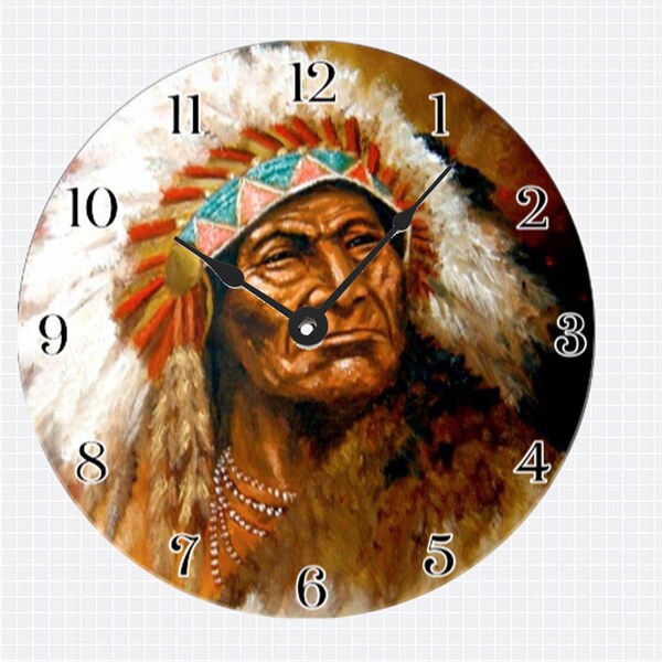 Indian Chief Wall Art - Etsy