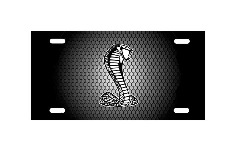 Ford Cobra License Plate Fits All Standard Cars and Truck Auto Tags A 6 ...