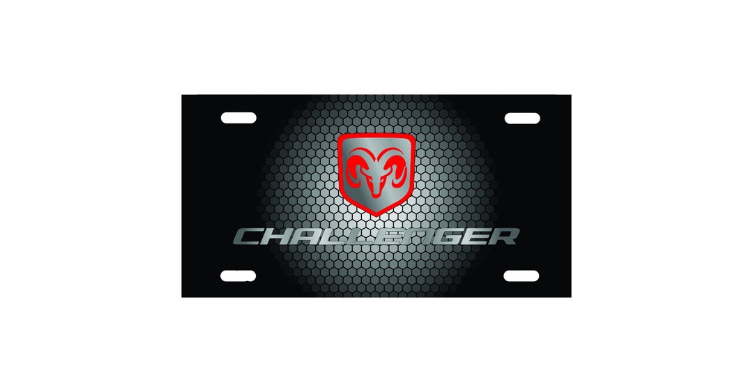 Dodge Challenger License Plate Fits All Standard Cars and Truck Auto ...