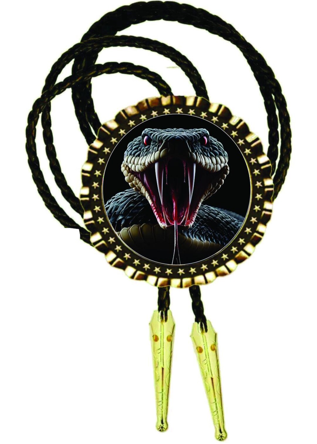 Snake Cobra Bolo Tie Birthday Gift, Photo Bolo Tie . All Brass Material ...